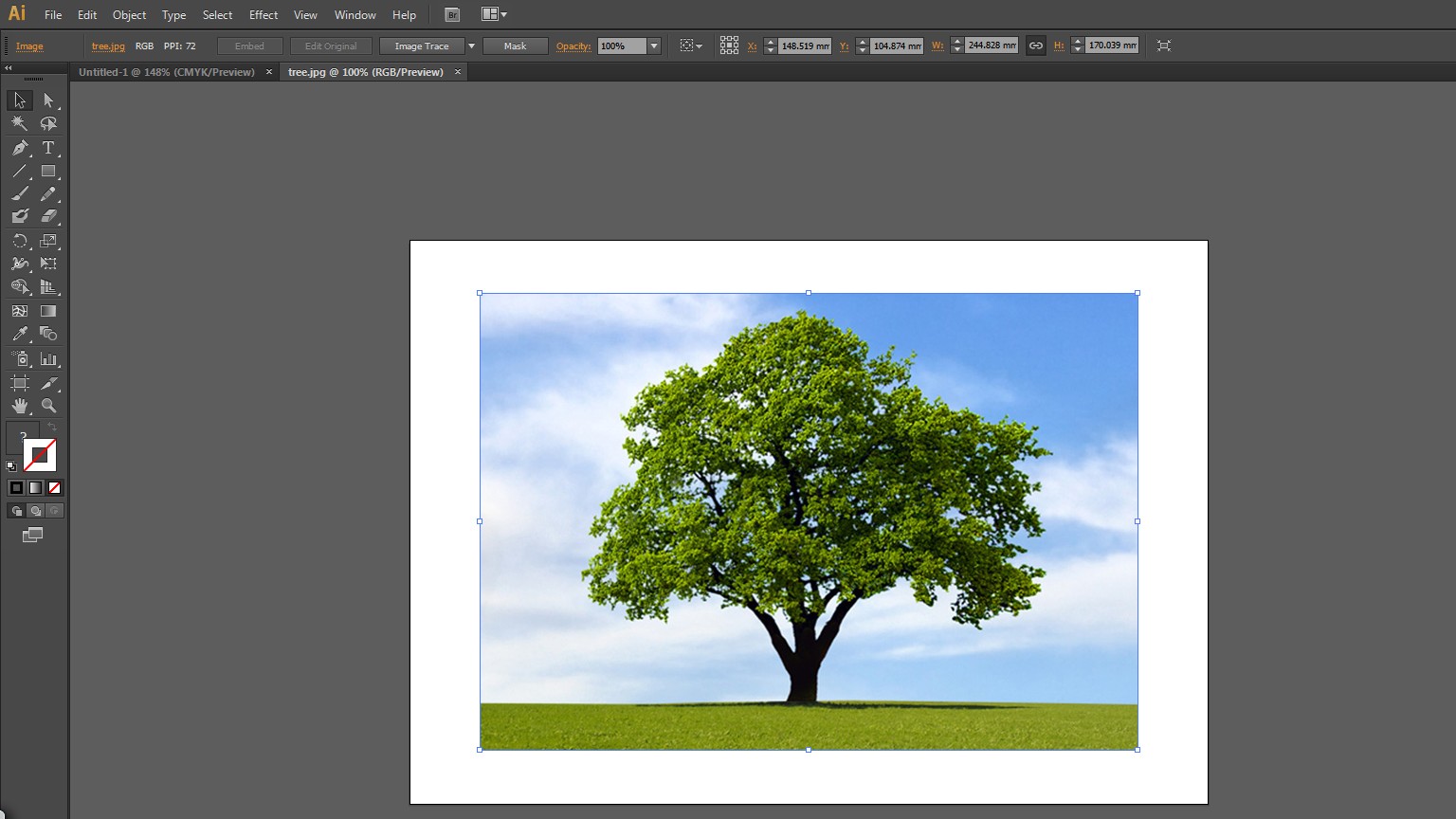 Adobe Illustrator Embedded Image Linked Image 